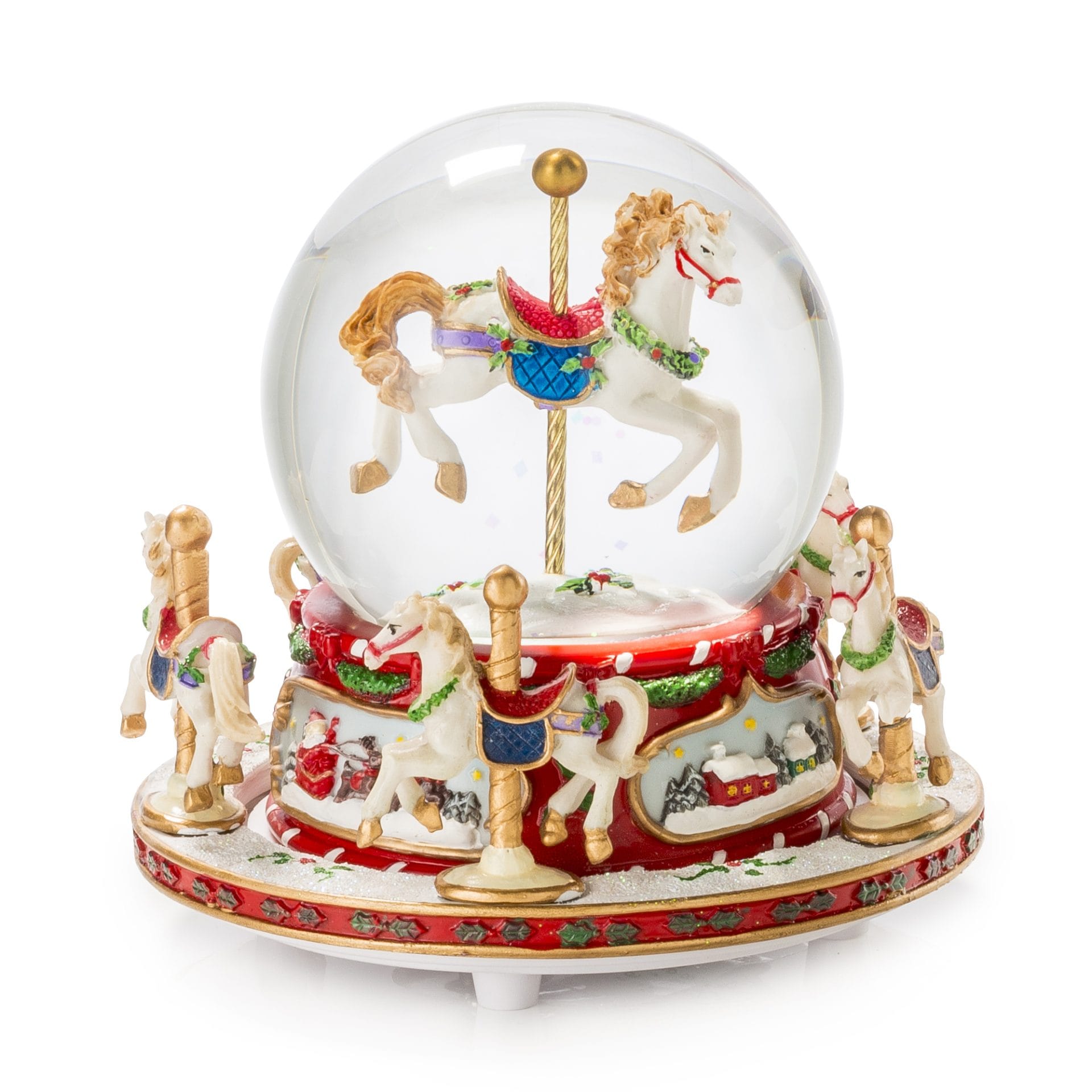 Musical Snow Globe with Movement - Ugo Poggi