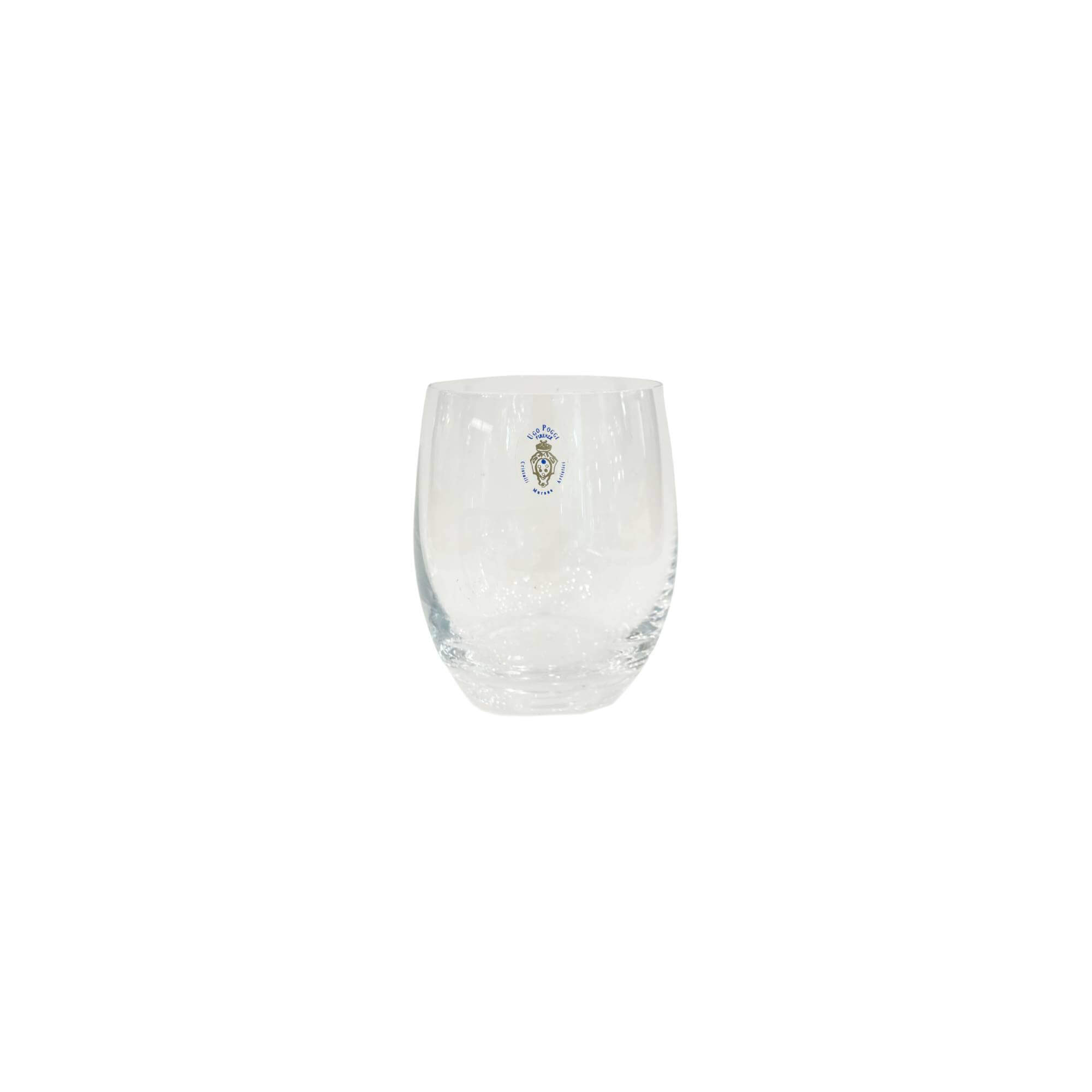 Set of Six Crystal Water Glasses - Ugo Poggi