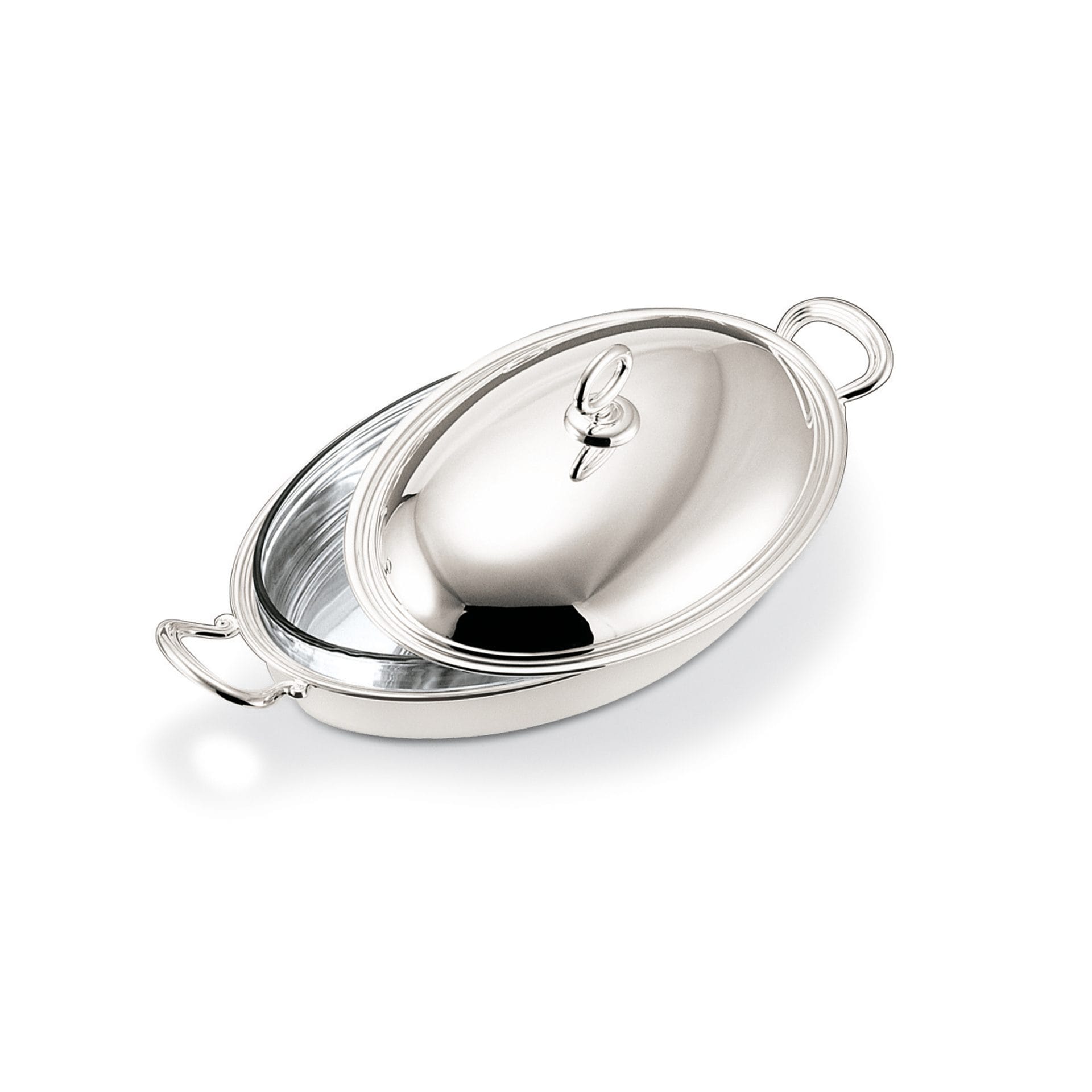 Oval Vegetable Bowl with Lid - Ugo Poggi Firenze