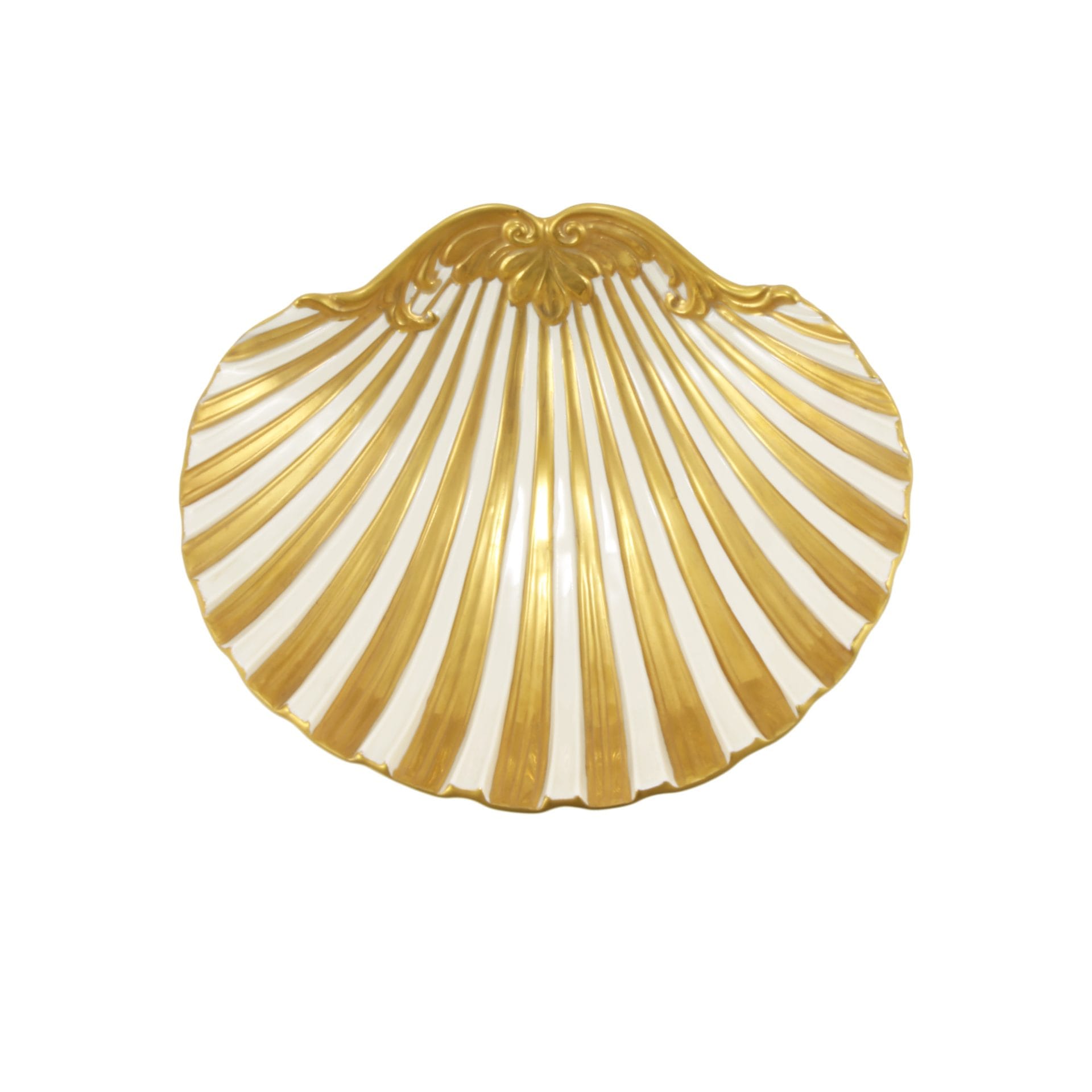Porcelain shell-shaped bowl - Ugo Poggi